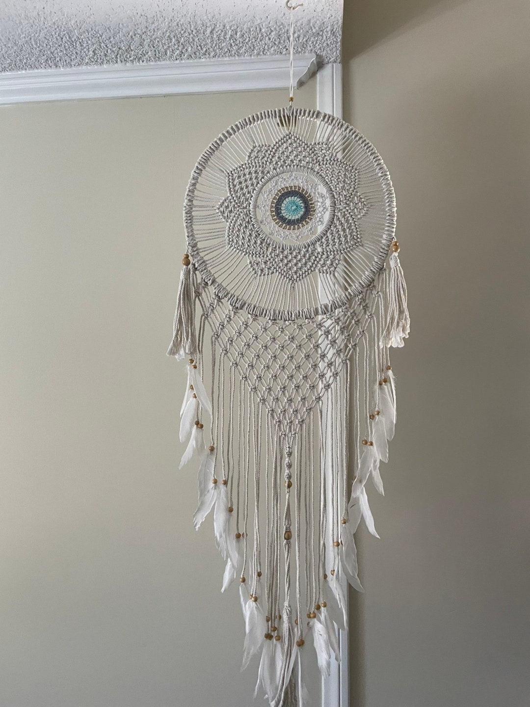 Mandala Macrame Handmade Dream Catcher From Bali - Etsy