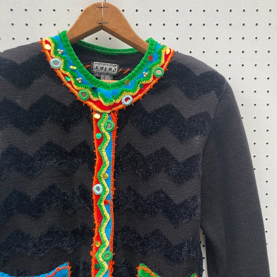 1990s embellished cardigan by The Collective Works of… - Gem
