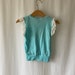 1980s Turquoise Kids Sleeveless T-shirt by ANDOVER TOGS, Size 4T Made ...