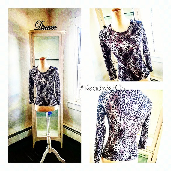 Vintage hennes black white - Gem