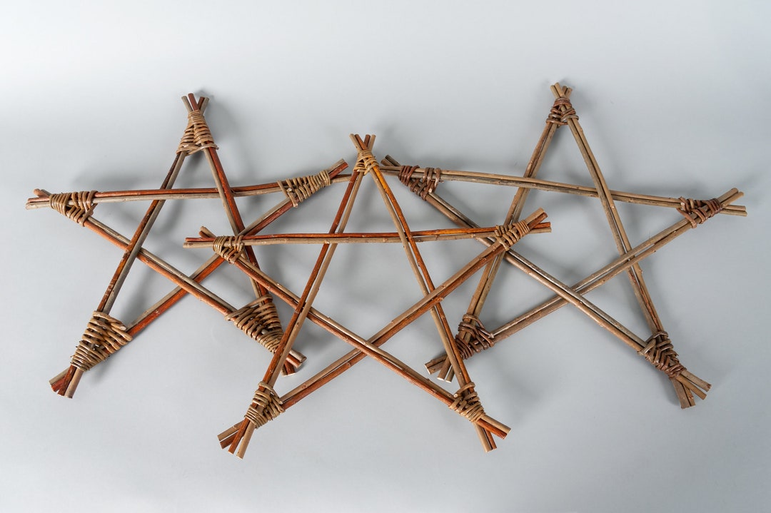 Medium Willow Star | Handwoven | Made in Scotland | Eco Willow Home ...