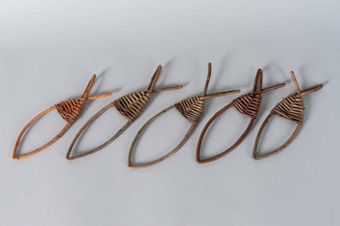 Woven Willow Fish - Etsy UK
