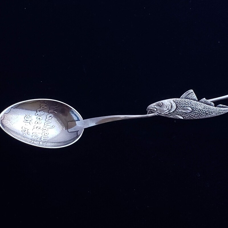 Silver Spoon Fish - Etsy