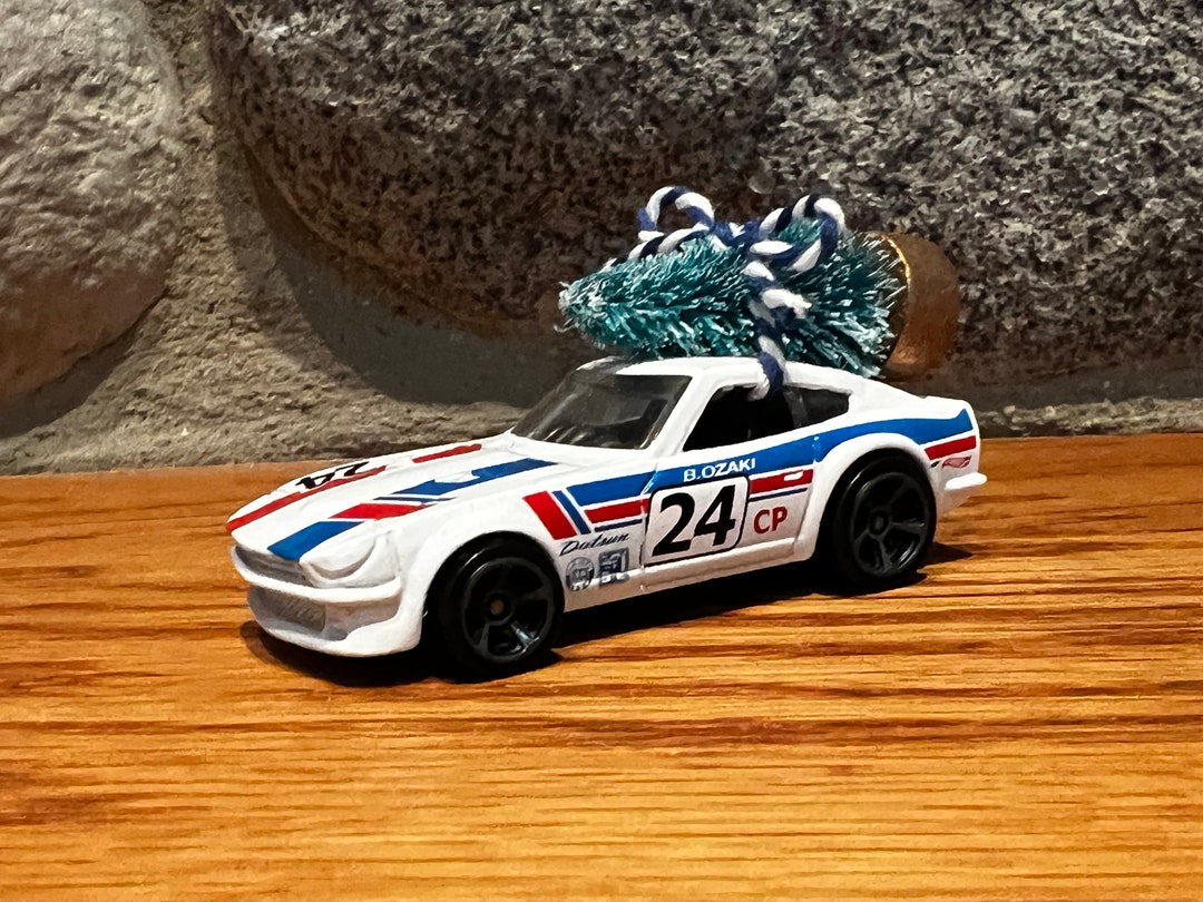 Custom Hot Wheels Datsun 240Z Christmas Tree Ornament White - Etsy