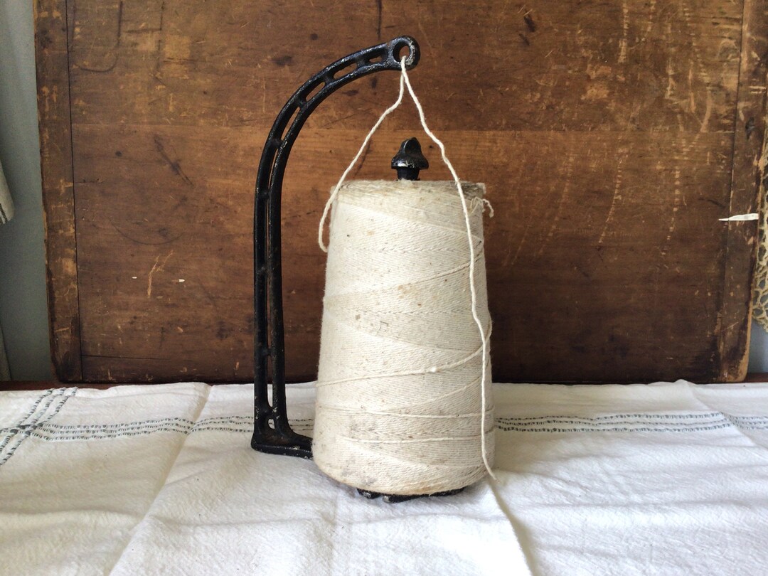 Antique Cast Iron String Holder - Etsy