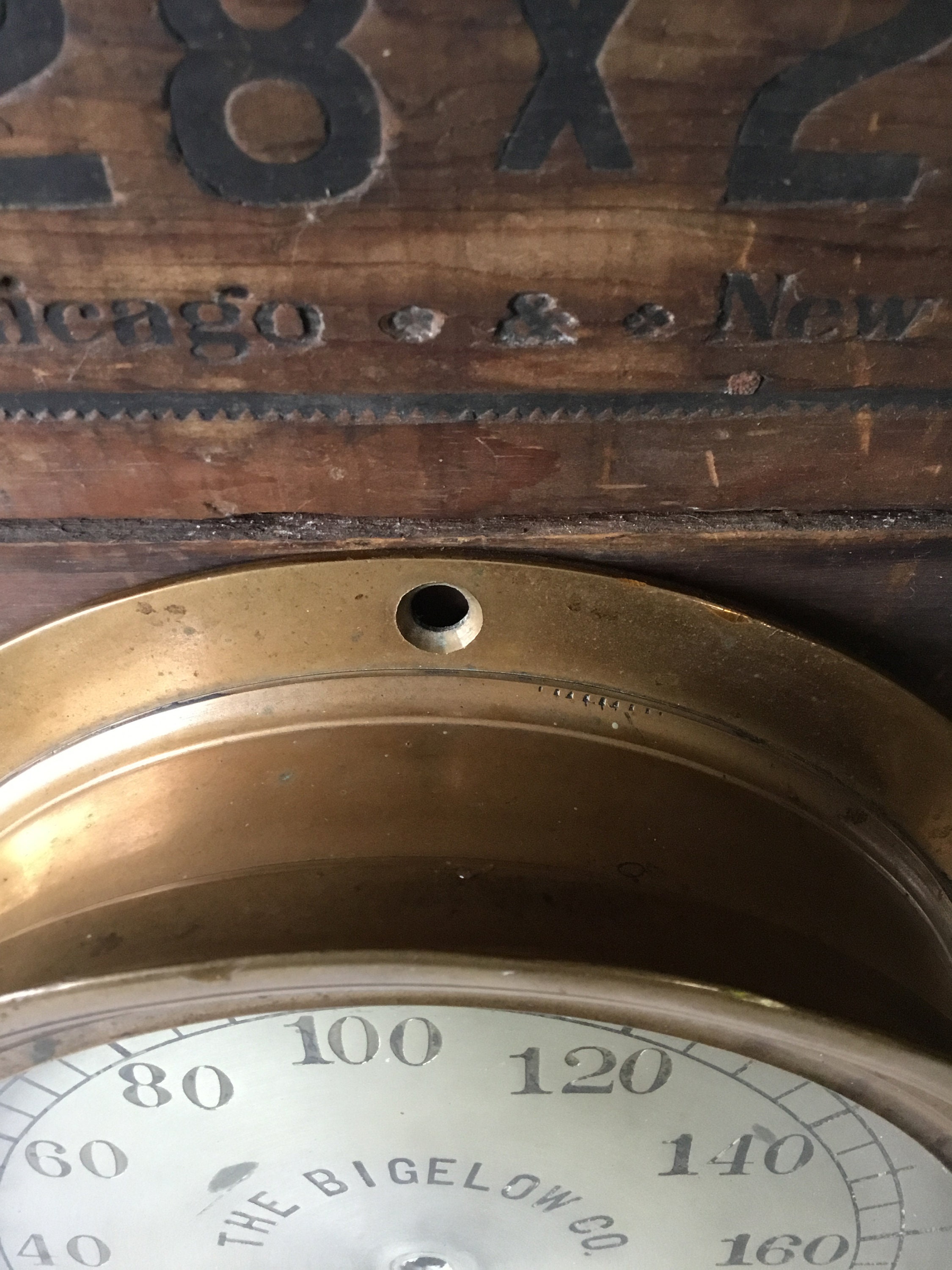 Antique Brass Gauge Etsy