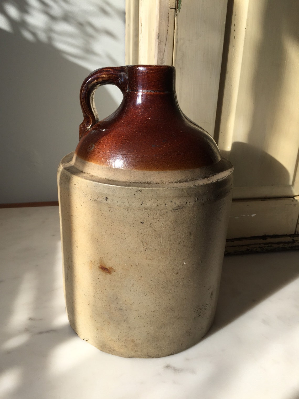 Primitive Stoneware Jug - Etsy