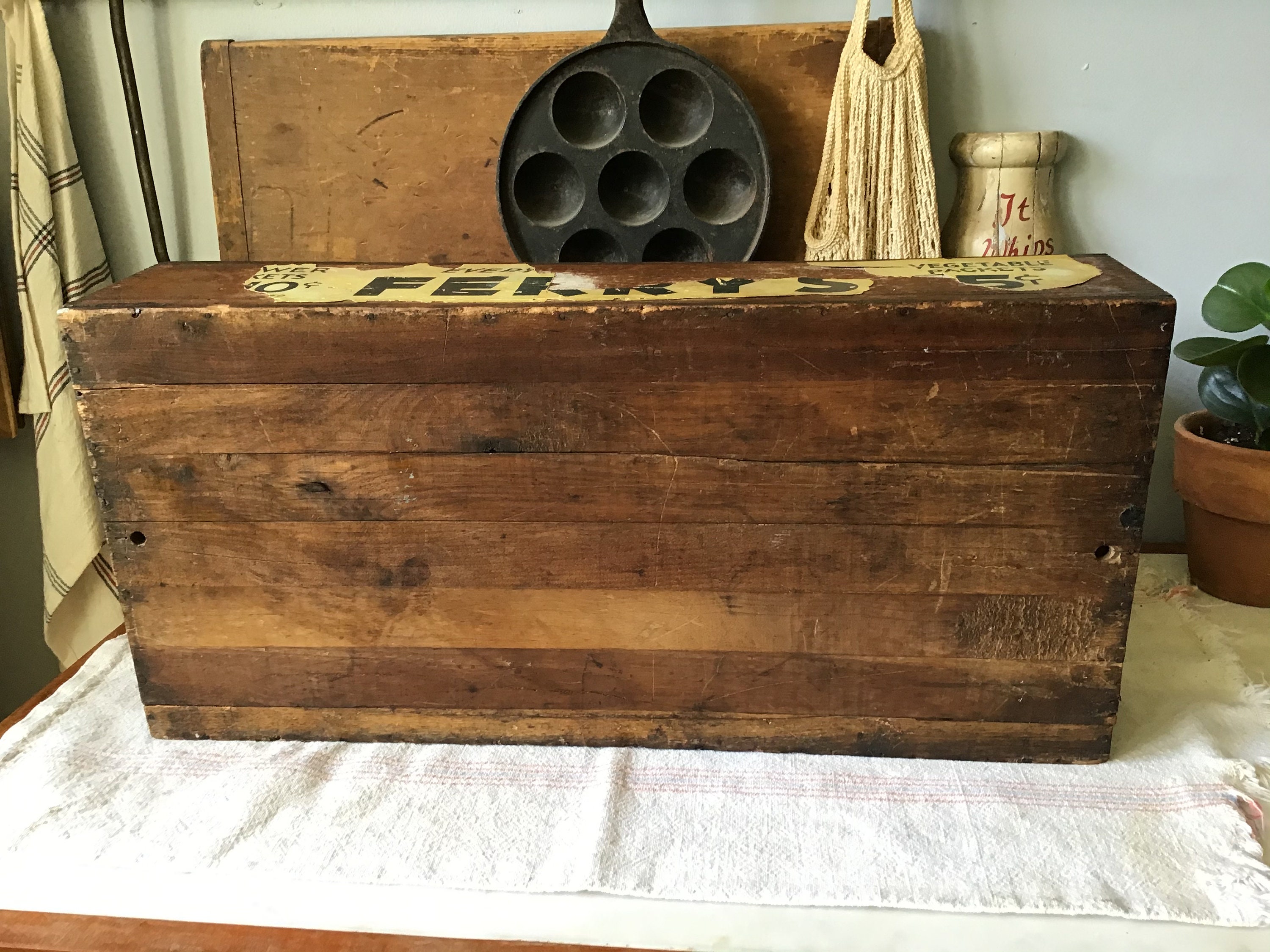 Antique Seed Box - Etsy