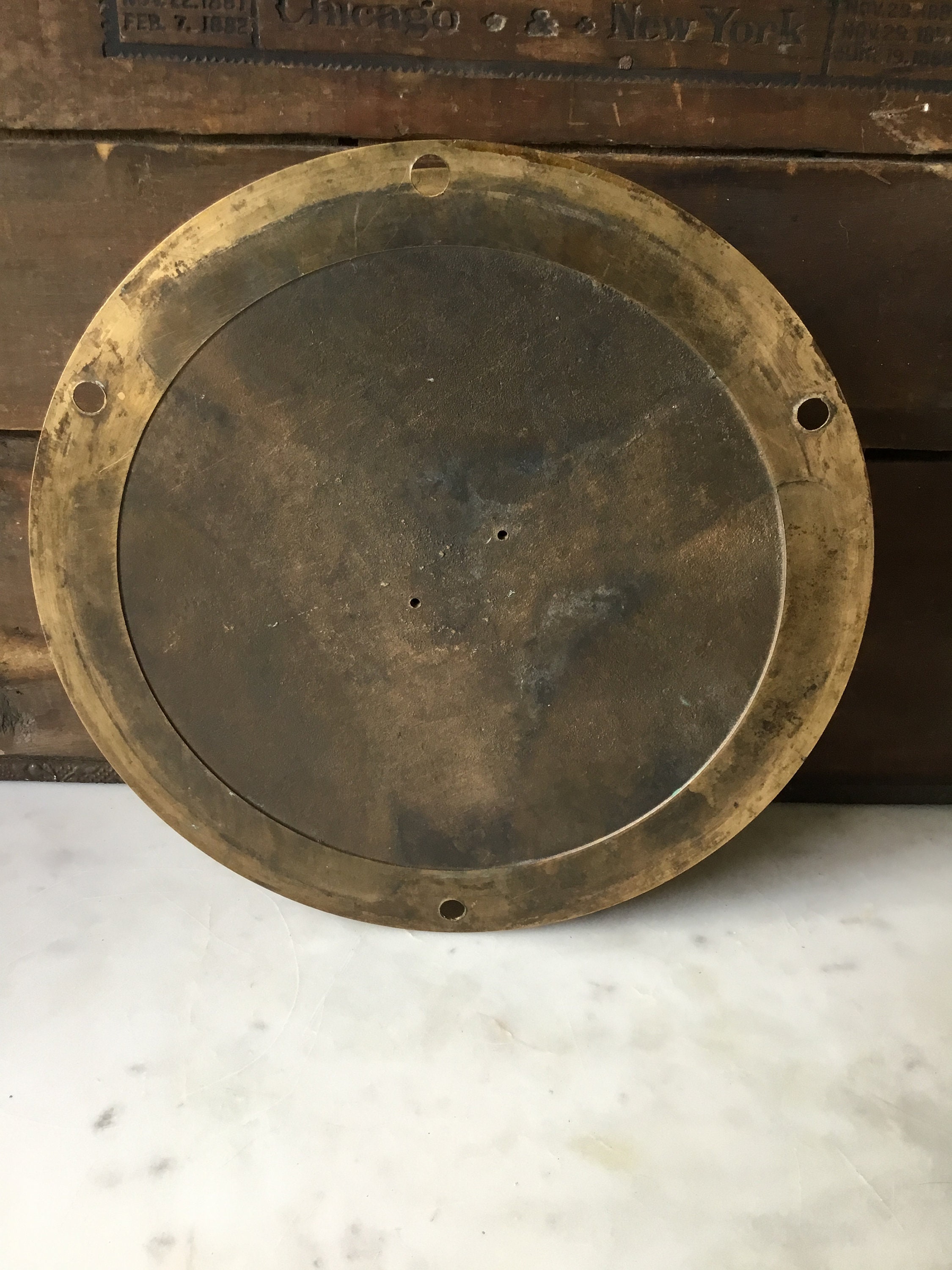 Antique Brass Gauge Etsy