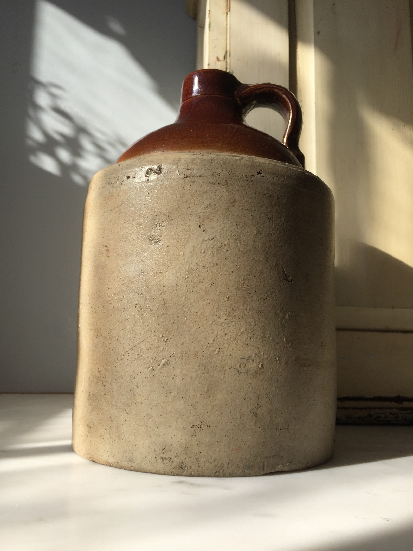 Primitive Stoneware Jug - Etsy