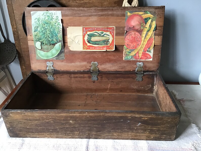 Vintage Seed Box - Etsy