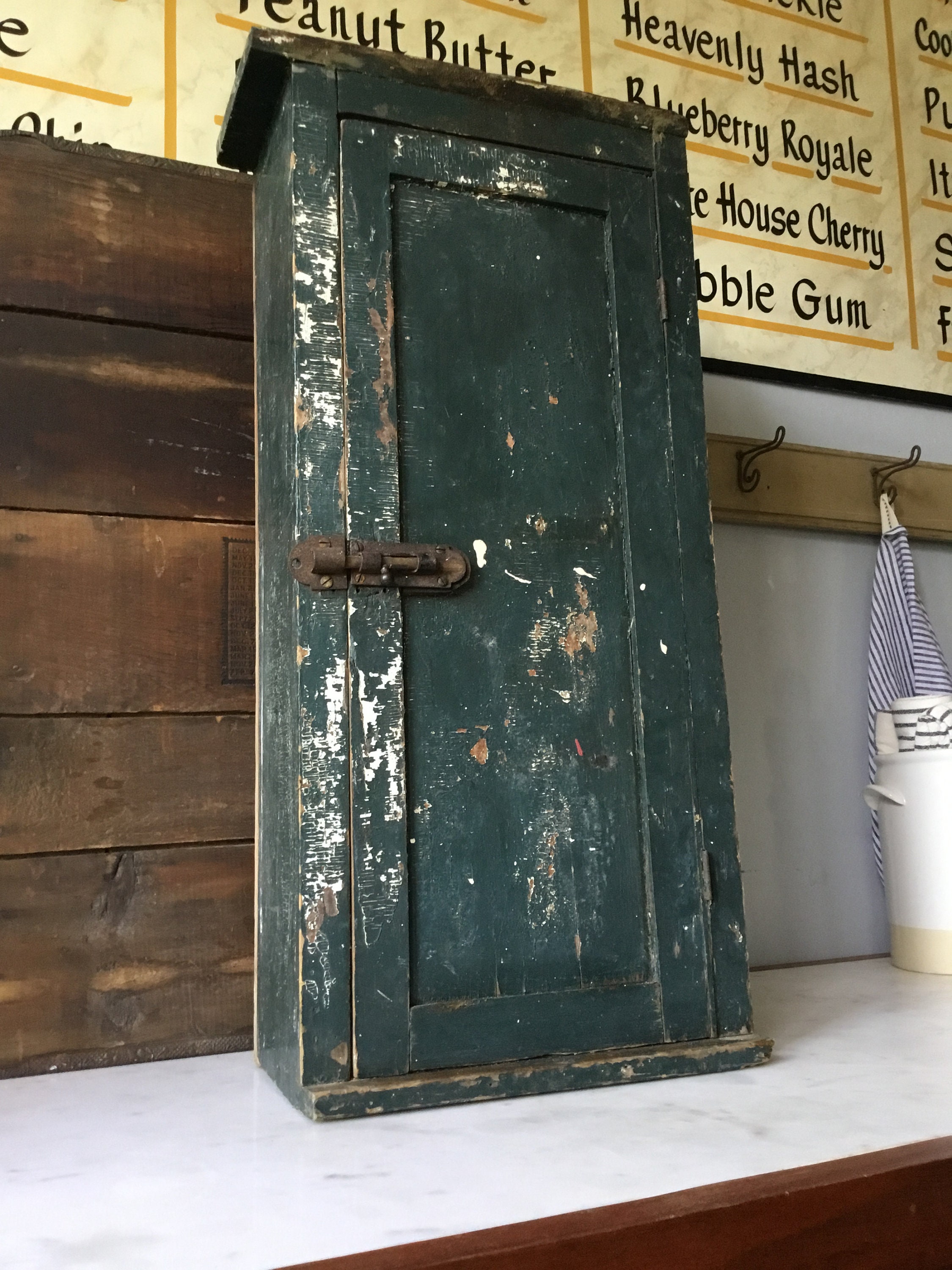 Primitive Wood Cabinet / Table Top - Etsy