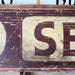 Antique Hand Painted Wood Sign / Radio Service - Etsy