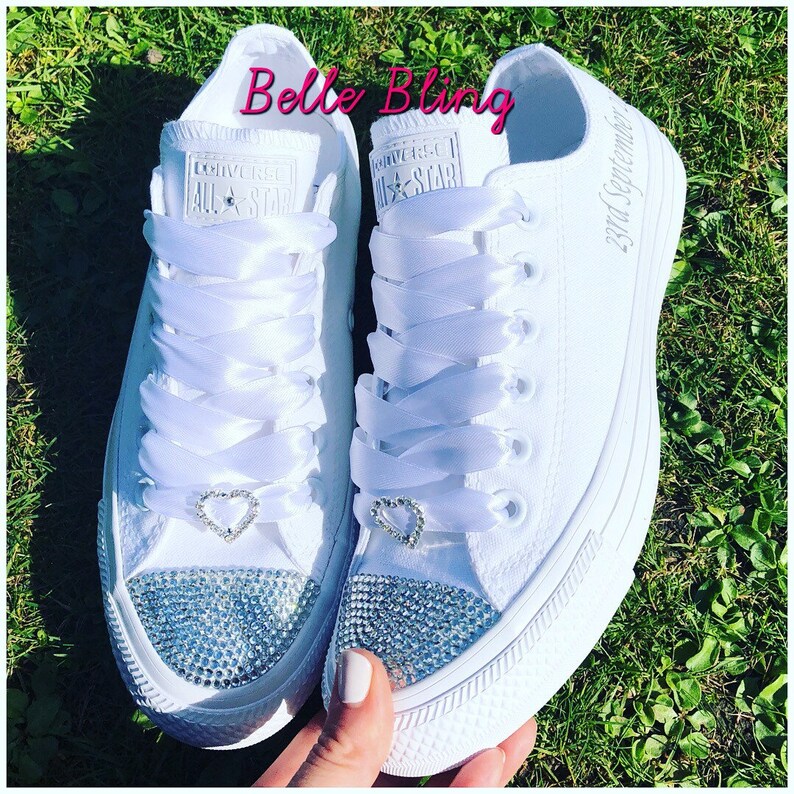 Wedding Bridal Customised Converse Crystals Charms - Etsy