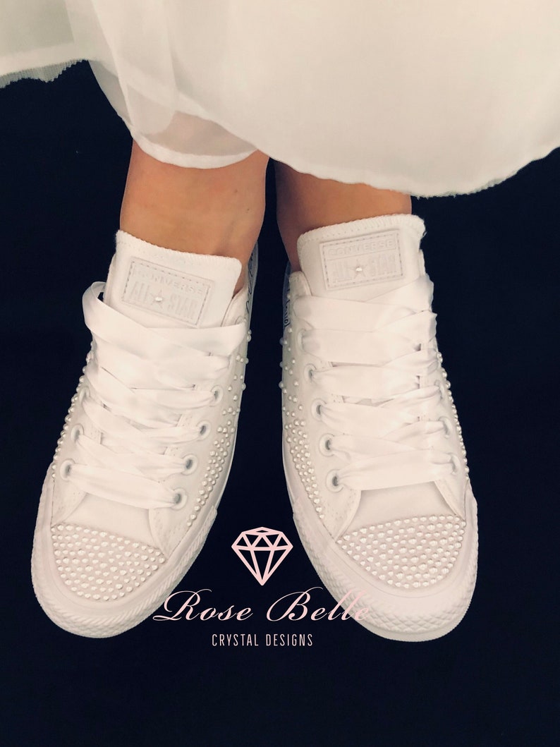 Wedding Bridal Customised Converse Crystals Charms - Etsy