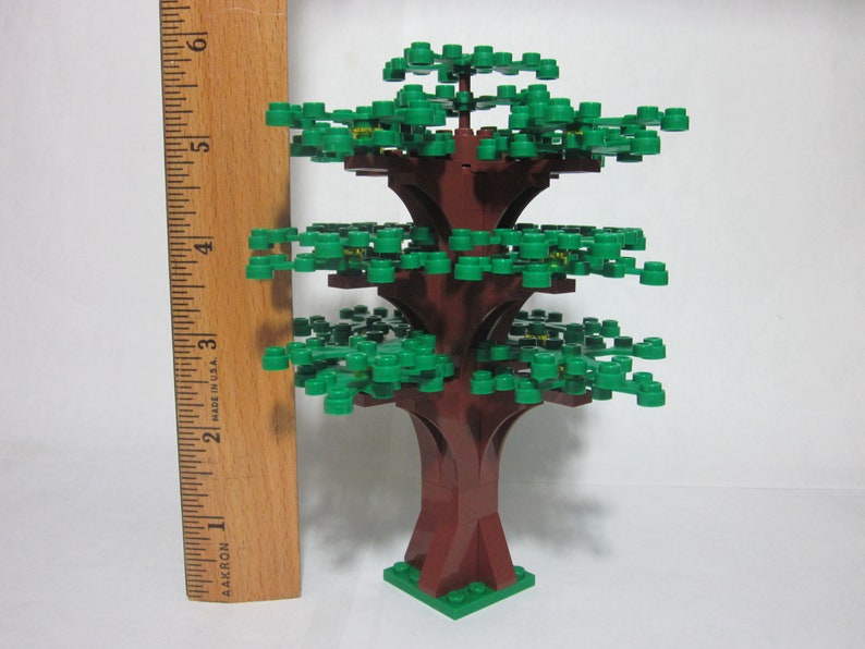 Custom Triple Forest Tree for LEGO With Green Leaves - Etsy