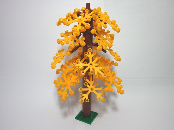 Custom Forest Tree for LEGO With Angled Bright Light Orange - Etsy
