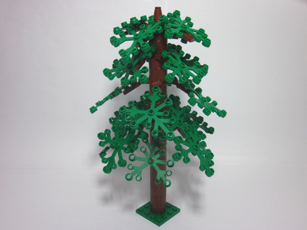 Custom Forest Tree for LEGO With Angled Green Leaves - Etsy