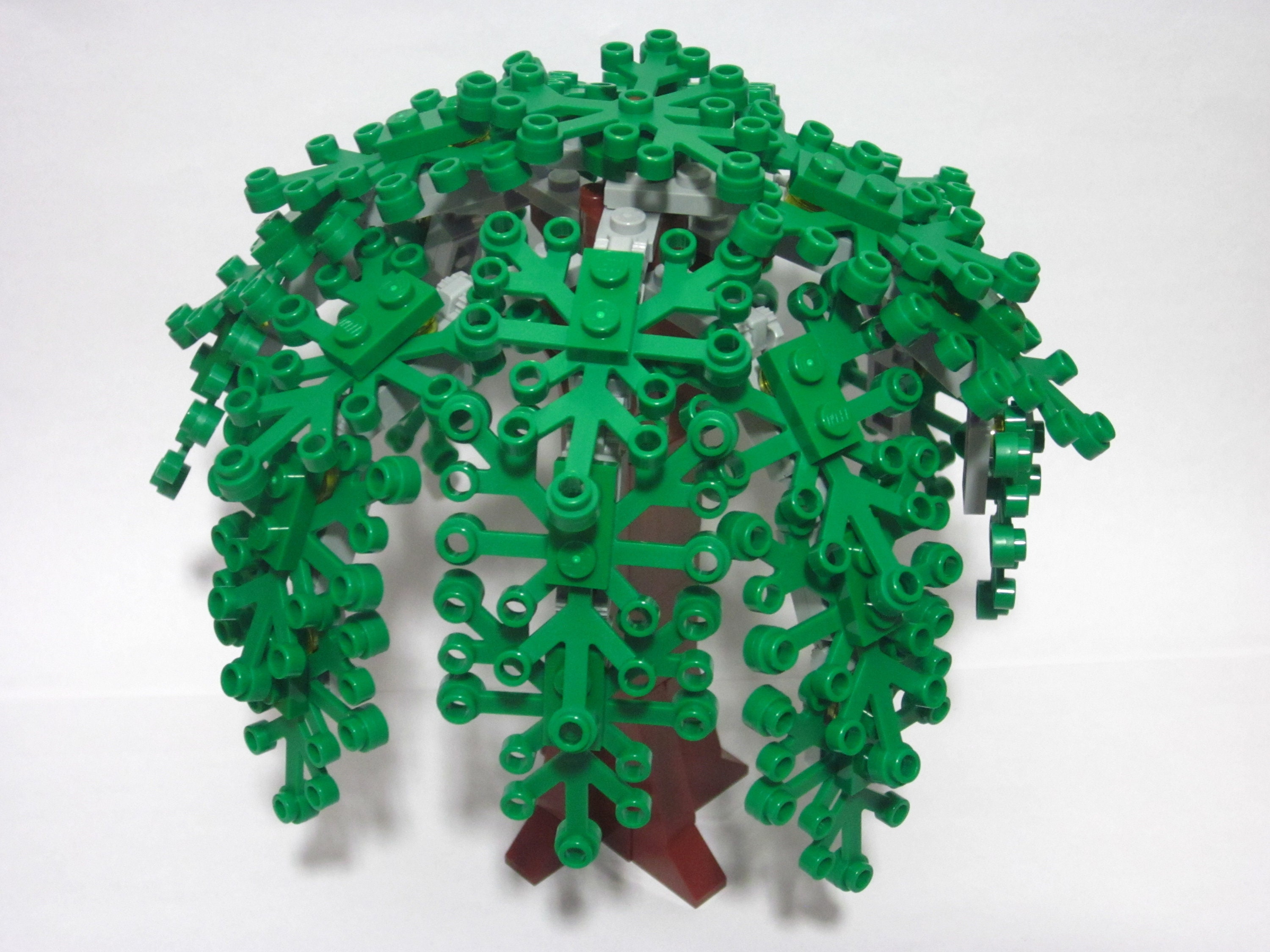 Custom Forest Tree for LEGO Weeping Willow With Green Leaves - Etsy