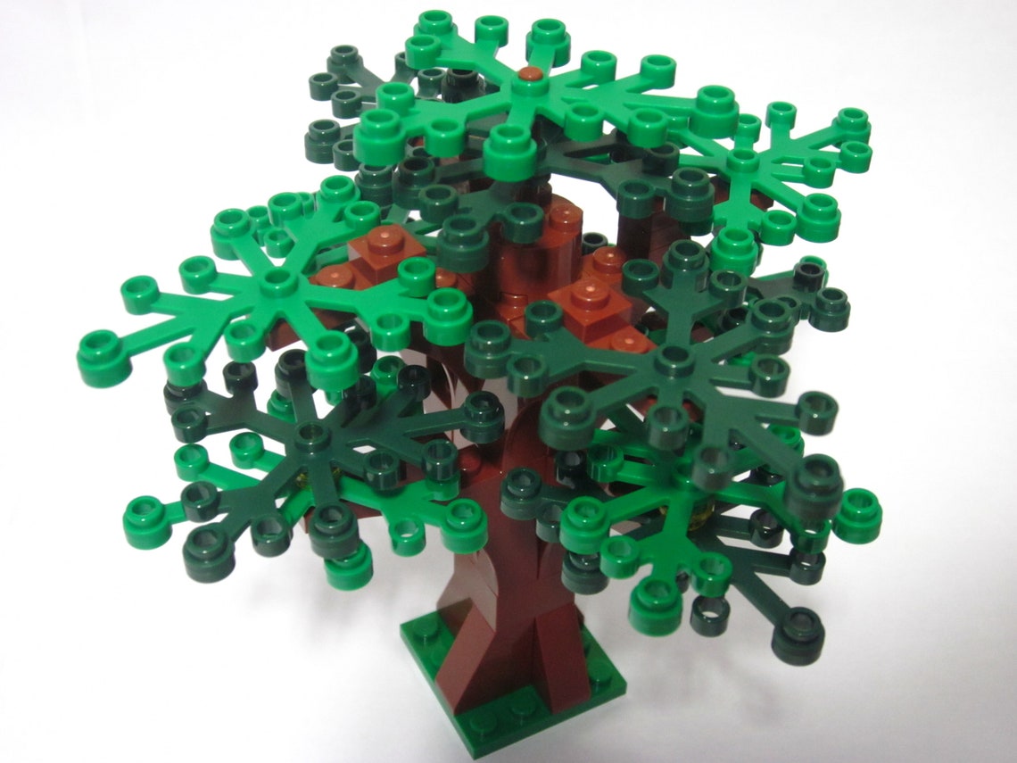 Custom Forest Tree for LEGO With Multicolored Green Leaves - Etsy
