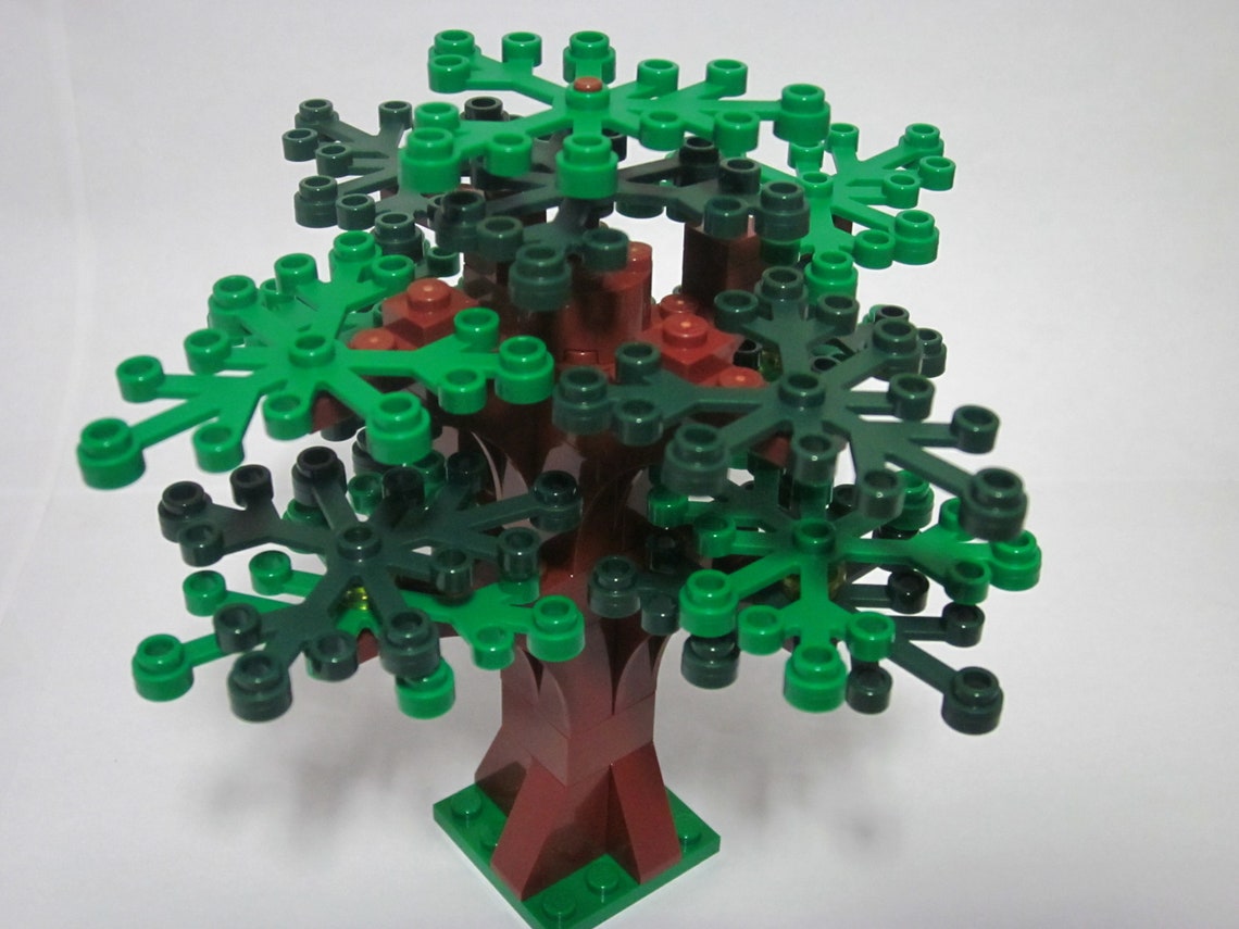 Custom Forest Tree for LEGO With Multicolored Green Leaves - Etsy