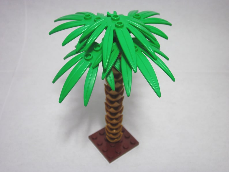 Custom Forest Palm Tree for LEGO With Bright Green Sword Leaves - Etsy