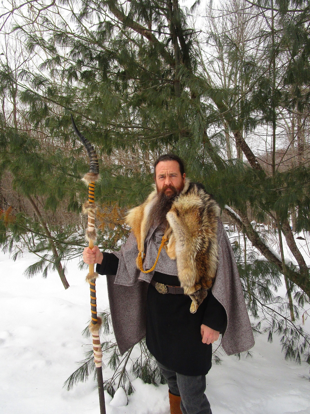 Staff, Viking Staff, Shaman Staff, Medicine Staff, Celtic Staff, Druid ...