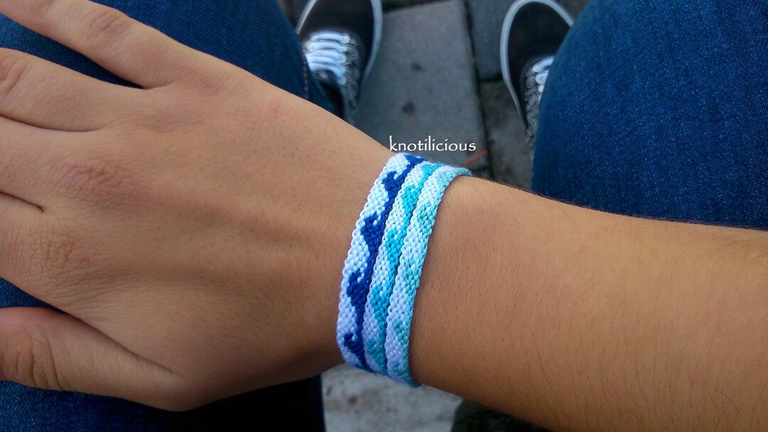 Ocean Wave Friendship Bracelet Ocean Jewelry Ocean Wave - Etsy