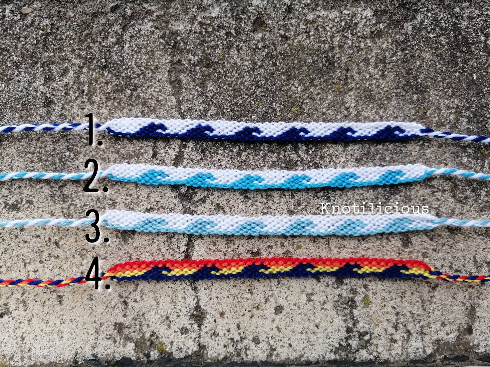 Ocean Wave Friendship Bracelet Ocean Jewelry Ocean Wave - Etsy