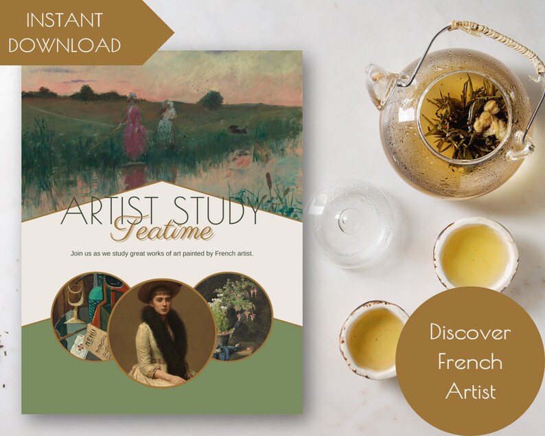 Homeschool Artist Study Printable Charlotte Mason Homeschool Lessons ...