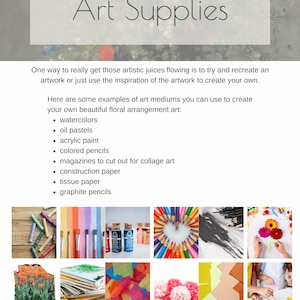 Printable Homeschool Art Study Charlotte Mason Teatime Floral Art Study ...