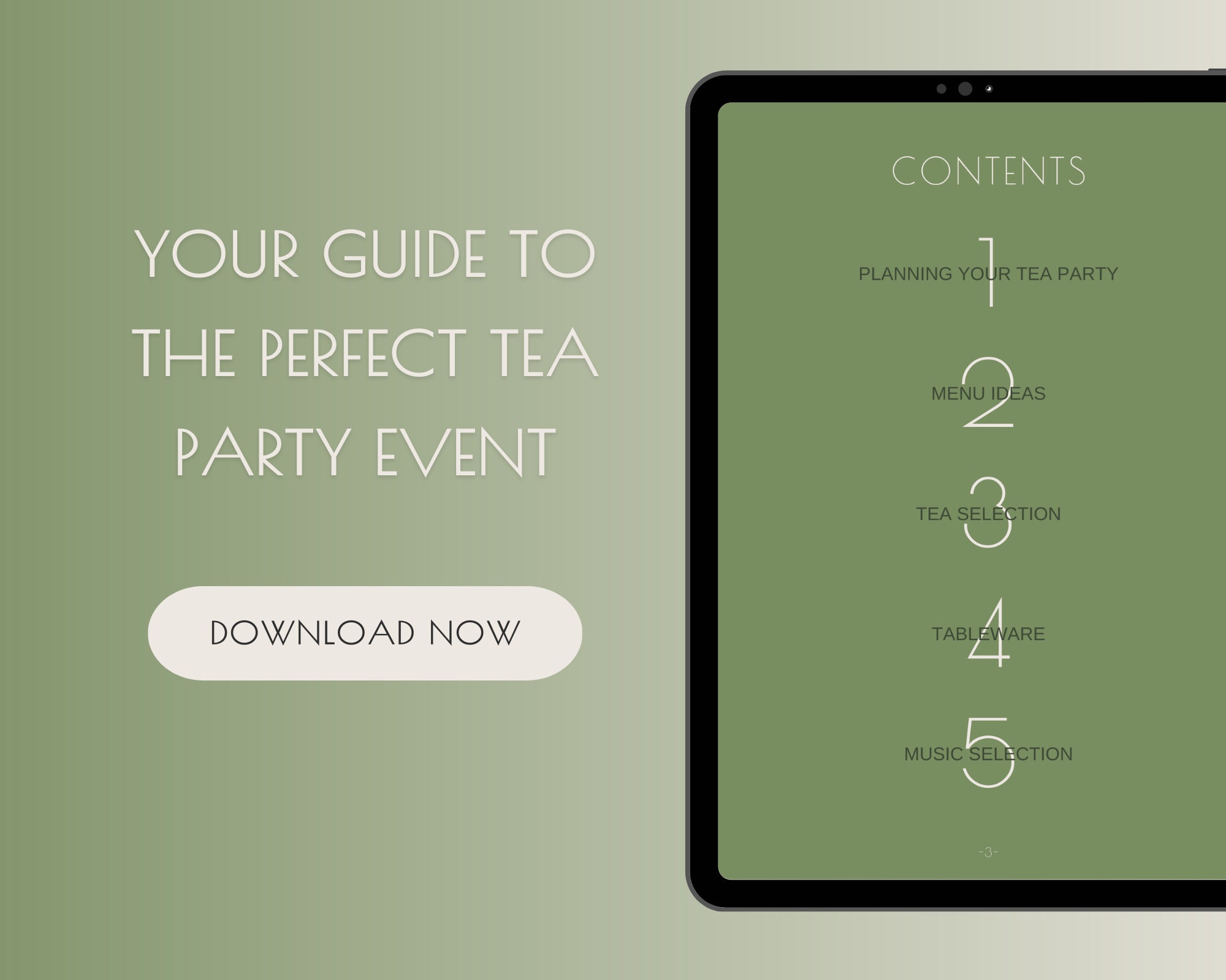 Tea Party Hosting Guide Tea Party Ideas Hosting E-book for Tea Party ...