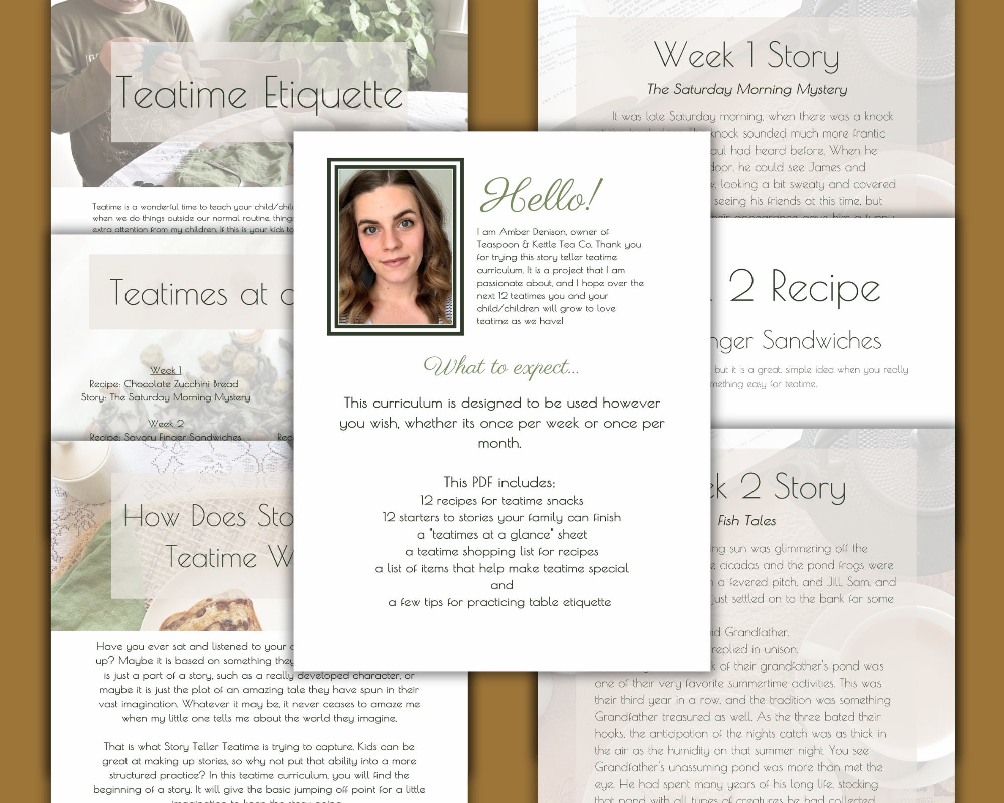 Tea Time Manners: 12-lesson Program With Creative Storytelling, Simple ...