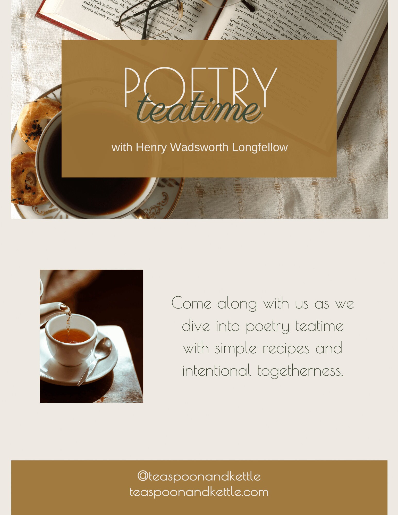 Printable Homeschool Lessons Poetry Teatime Course Longfellow - Etsy
