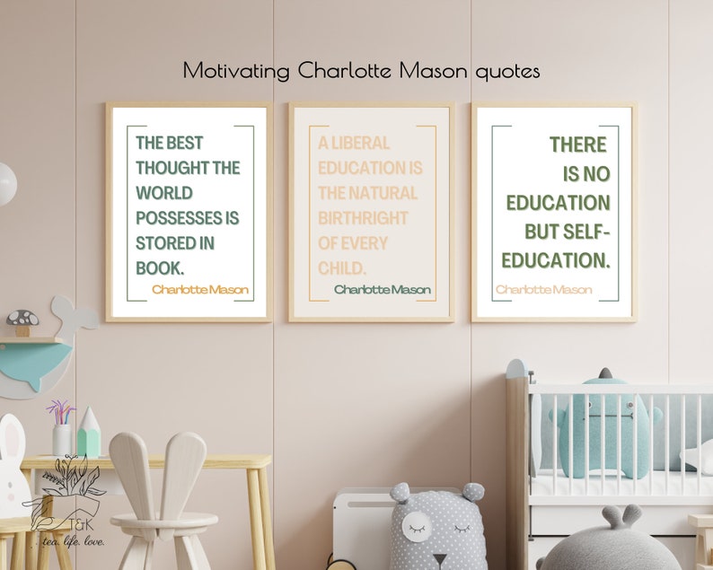 Educational Posters Homeschool Printable Wall Art Charlotte Mason ...