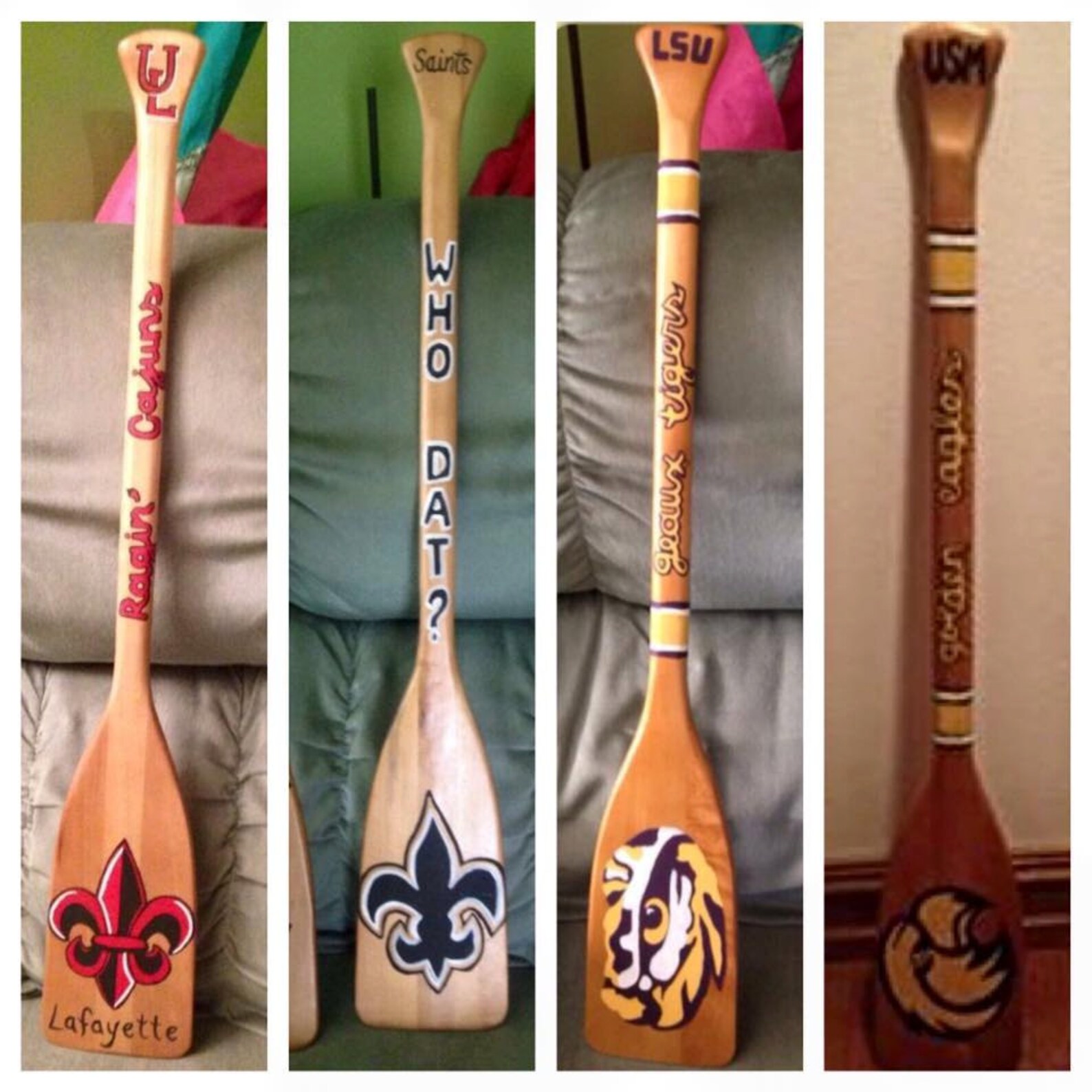 Custom Cajun Paddles - Etsy