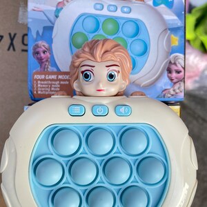 Pop Push It Game Controller Girl Frozen Elsa Princess Sensory Fidget ...