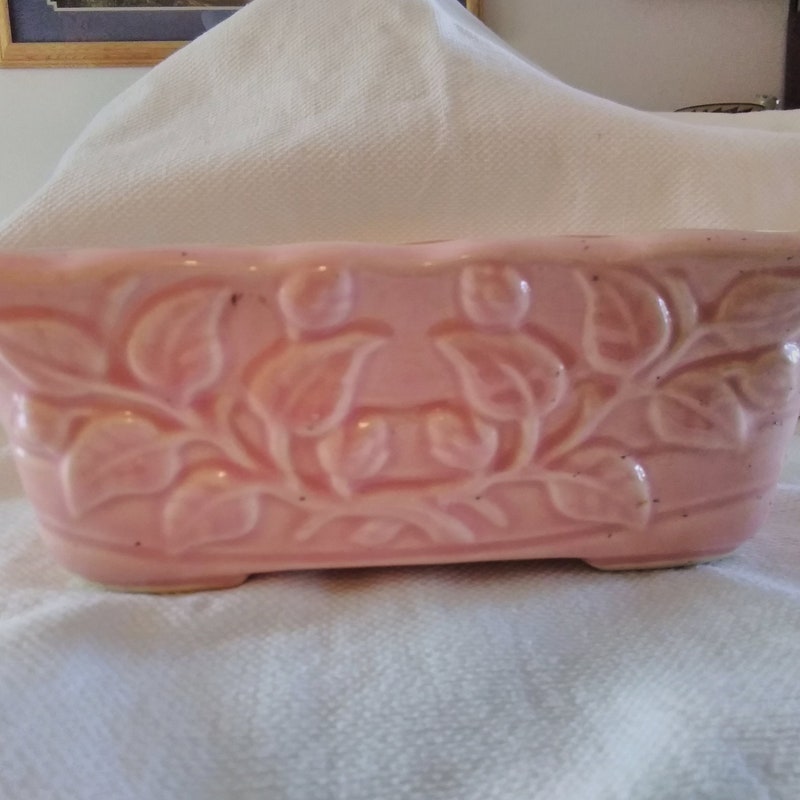 Pink Ceramic Planter - Etsy