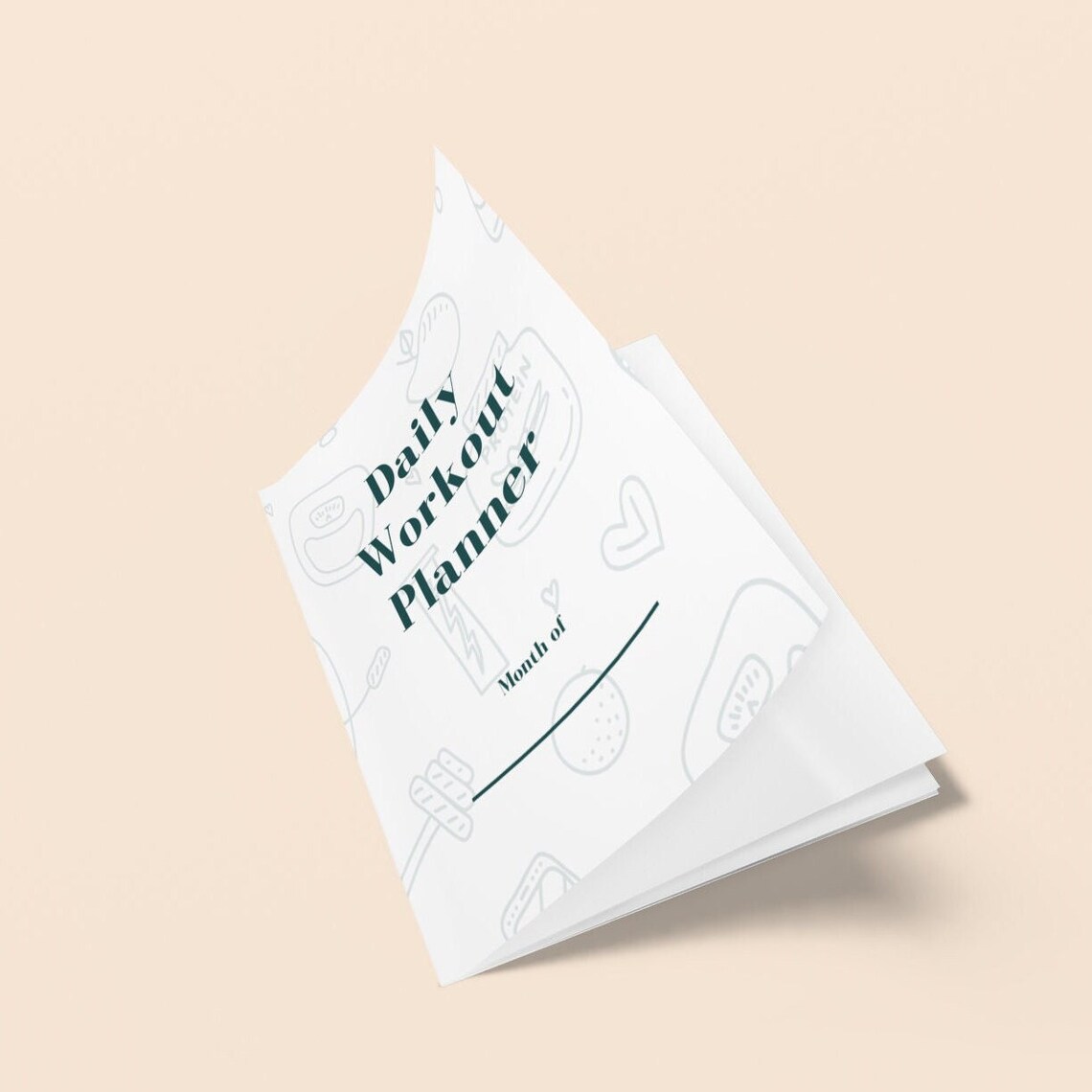 30-day Workout Planner: Digital PDF Booklet for Fitness Goals - Etsy