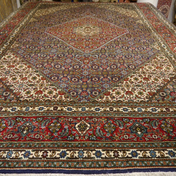 Tabriz Mahi Rug - Etsy