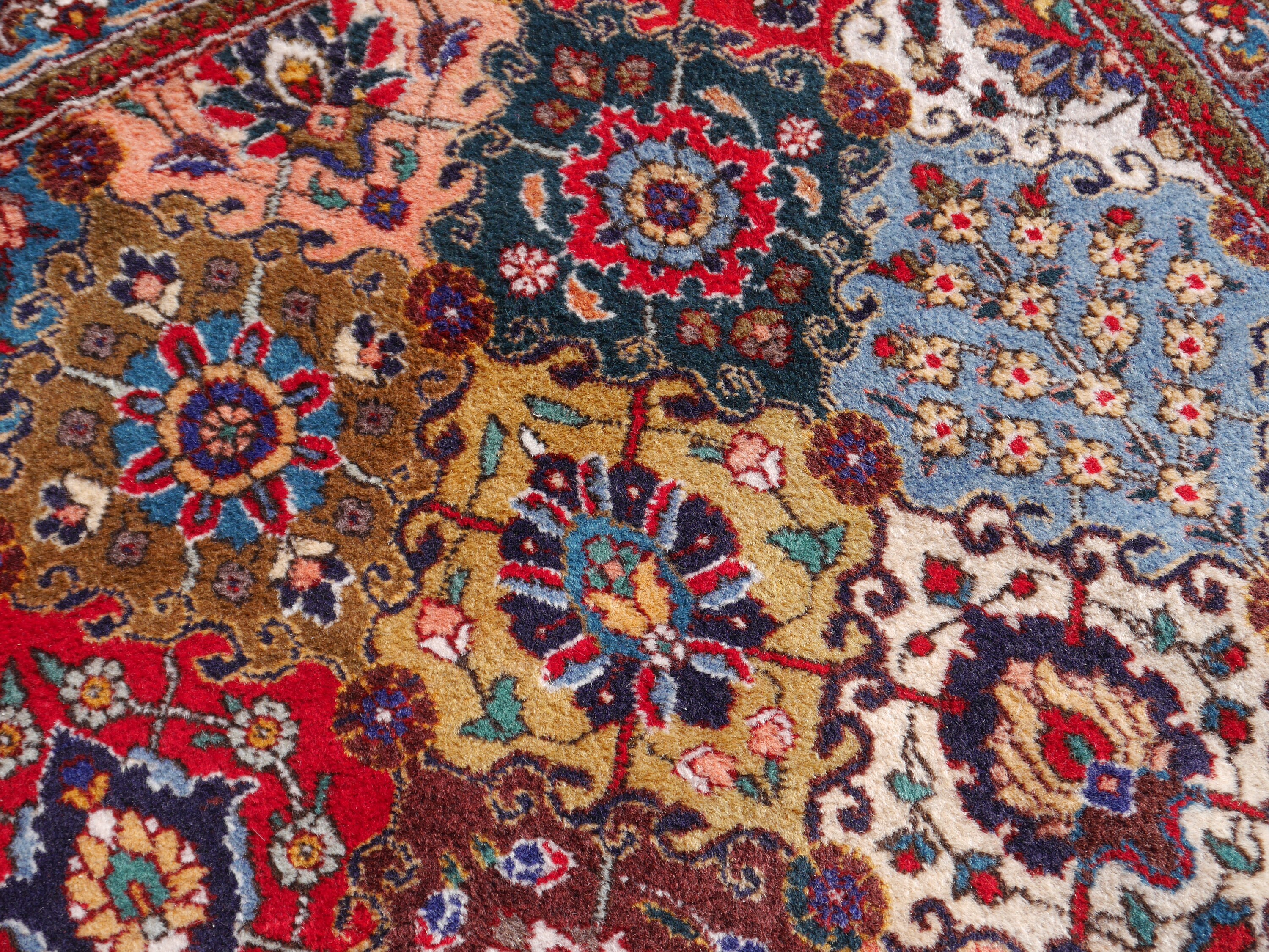 1950 Vintage Rug 13.3 x 10.2 ft 405 x 310 cm large room size | Etsy