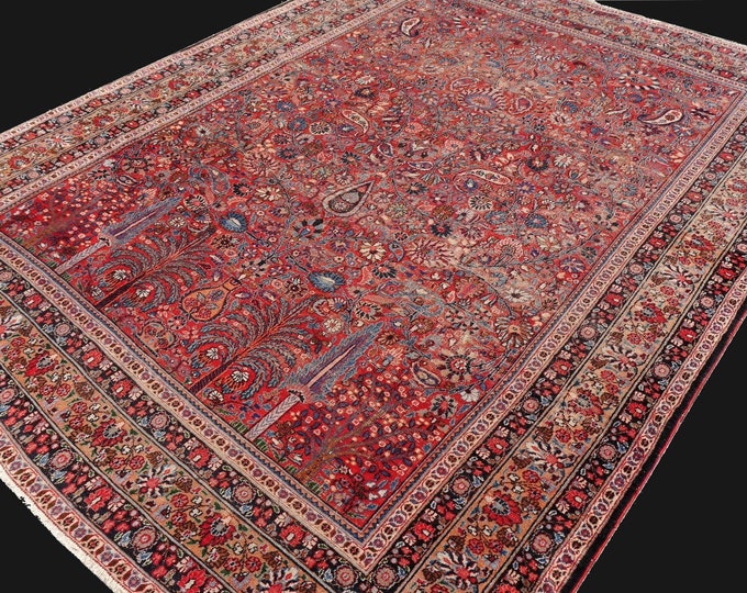 11.0 X 8.0 Ft Antique Rug Worn to Perfection 340 X 240 Cm - Etsy