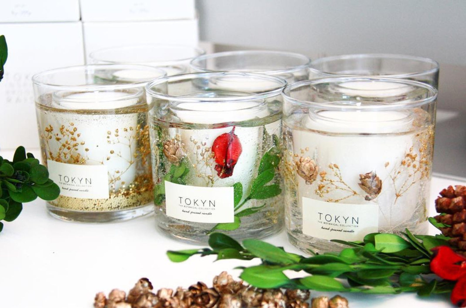The Botanical Collection Scented Candle Botanical Candle - Etsy