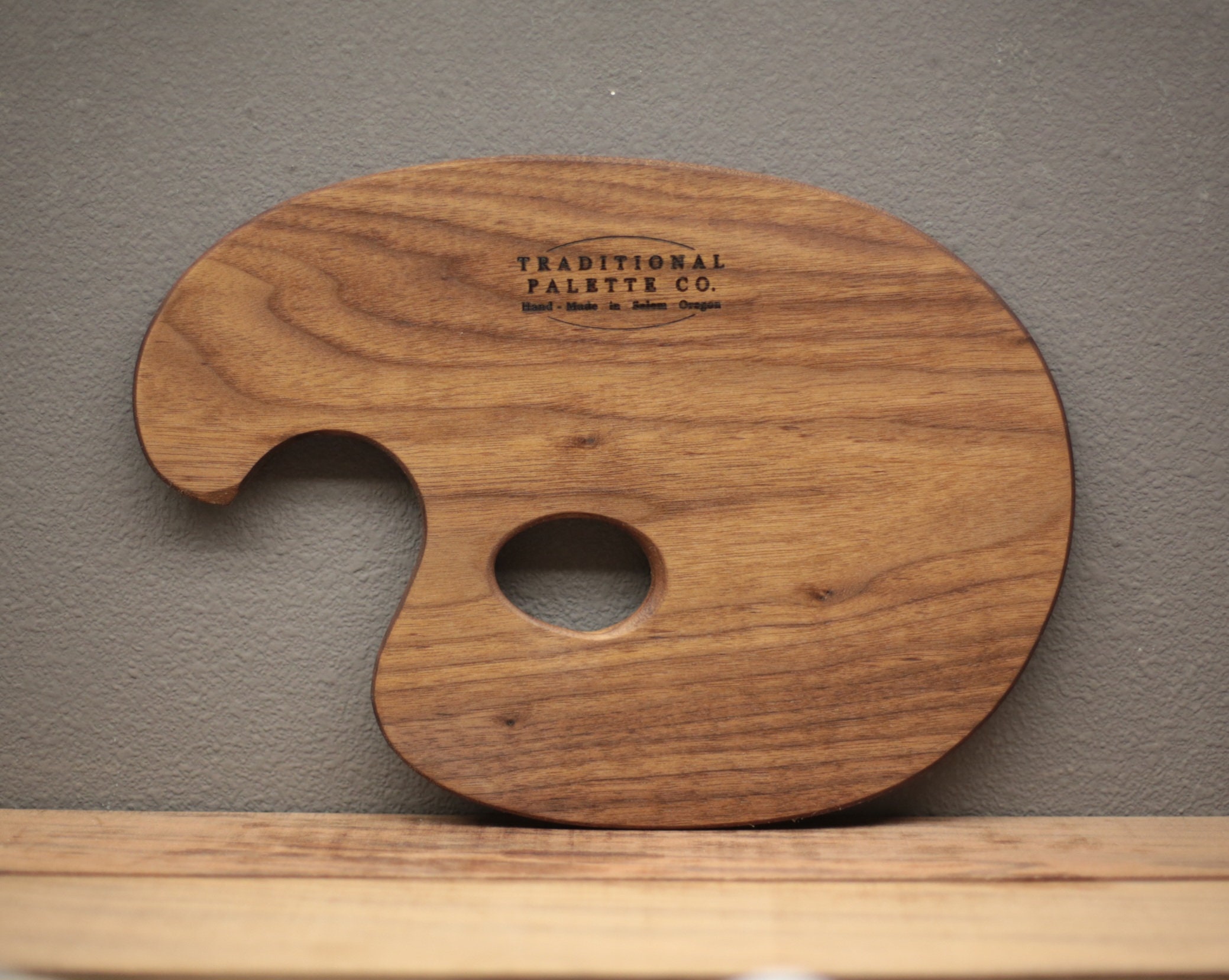 Traditional Wooden Paint Palette