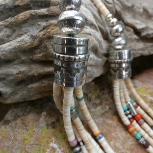 Native American Made Melon Shell With Colorful Multi Gemstones ...