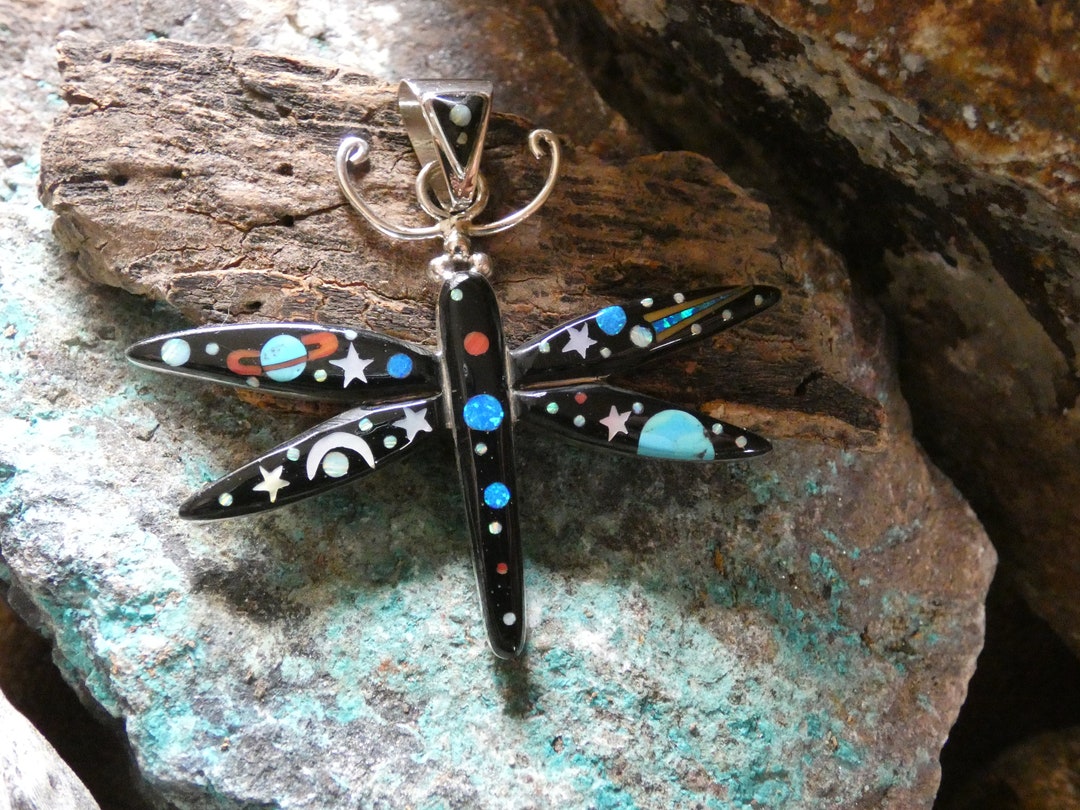 Gorgeous Dragonfly Galaxy Space Night Sky Planets Saturn Moon Stars ...