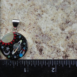 Gorgeous Night Sky Galaxy Sun Saturn Star Rocket Handmade Multi ...