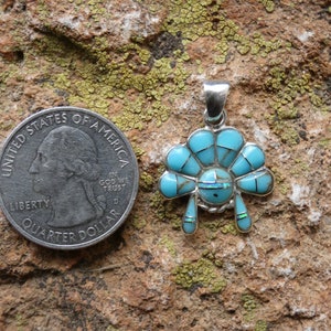 Gorgeous Zuni Sun God Blue Turquoise Gemstone Mix & Opal Inlayed ...