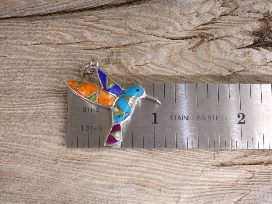 Hummingbird Southwestern Sterling Silver Colorful Multi | Etsy