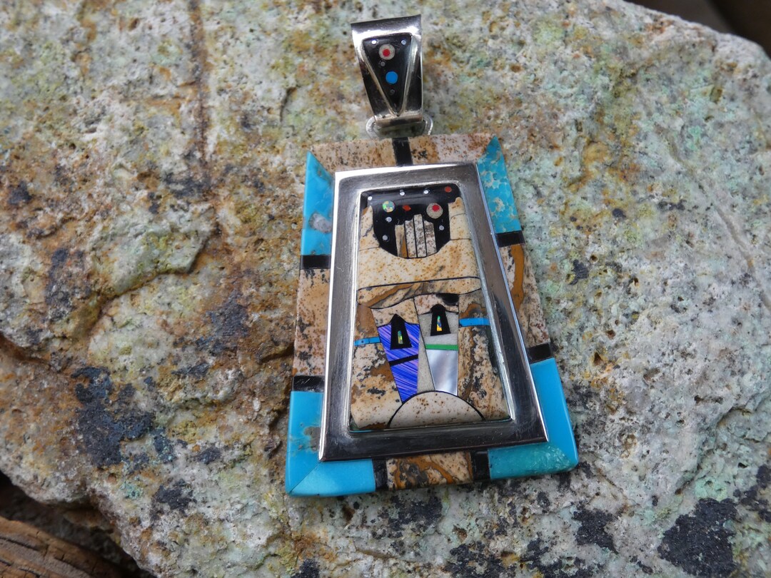 Beautiful Southwestern Starry Night Sky Handcrafted Turquoise Onyx ...